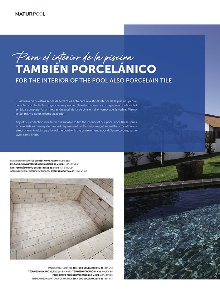 Pool solutions | Natucer Cerámica Natural